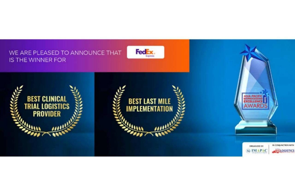 FedEx bags two awards at the Asia Pacific Bioprocessing Excellence ...