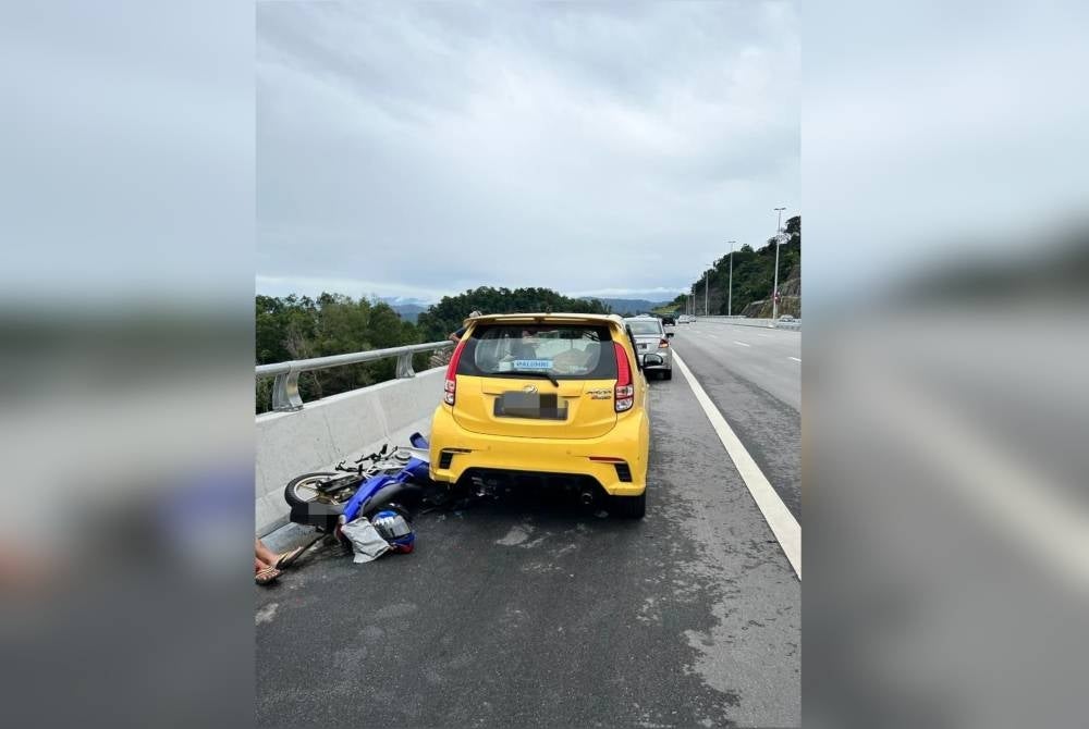 Newly opened SUKE Highway records first accident - Sinar Daily