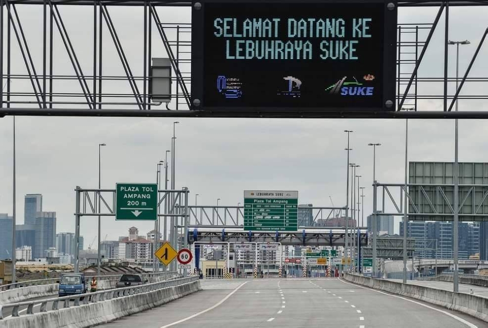 Toll charges on SUKE highway starts from 12.01am Oct 15 - Sinar Daily