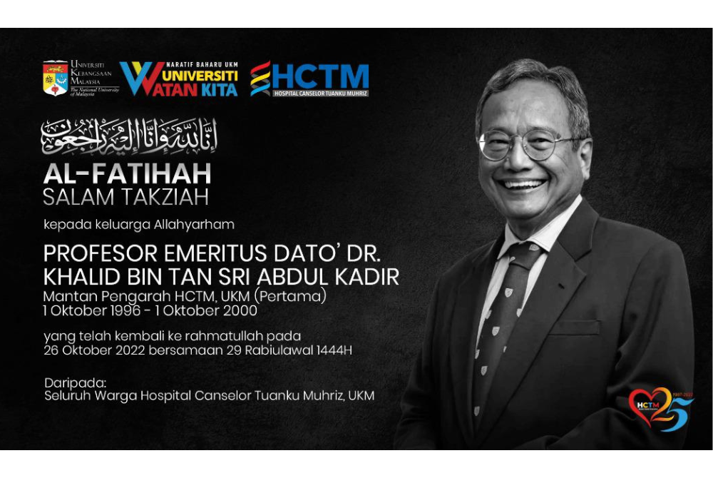 Former Canselor Tuanku Muhriz Hospital director dies - Sinar Daily