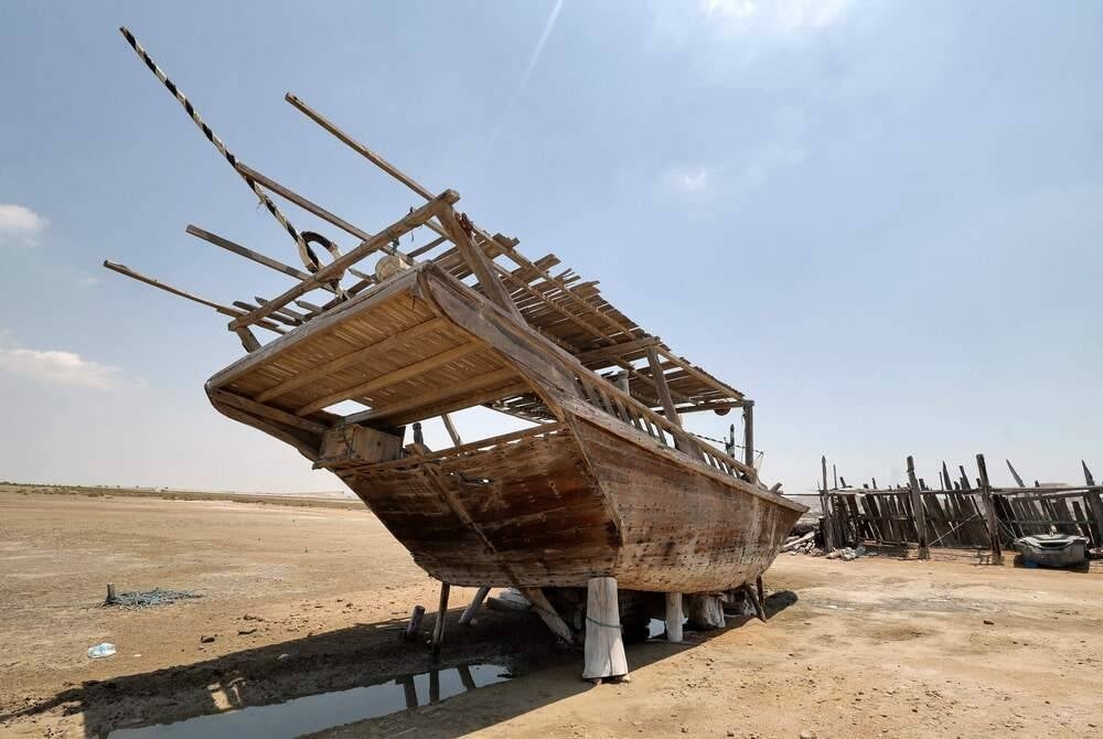 Winds of change buffet Iran's wooden boat building tradition