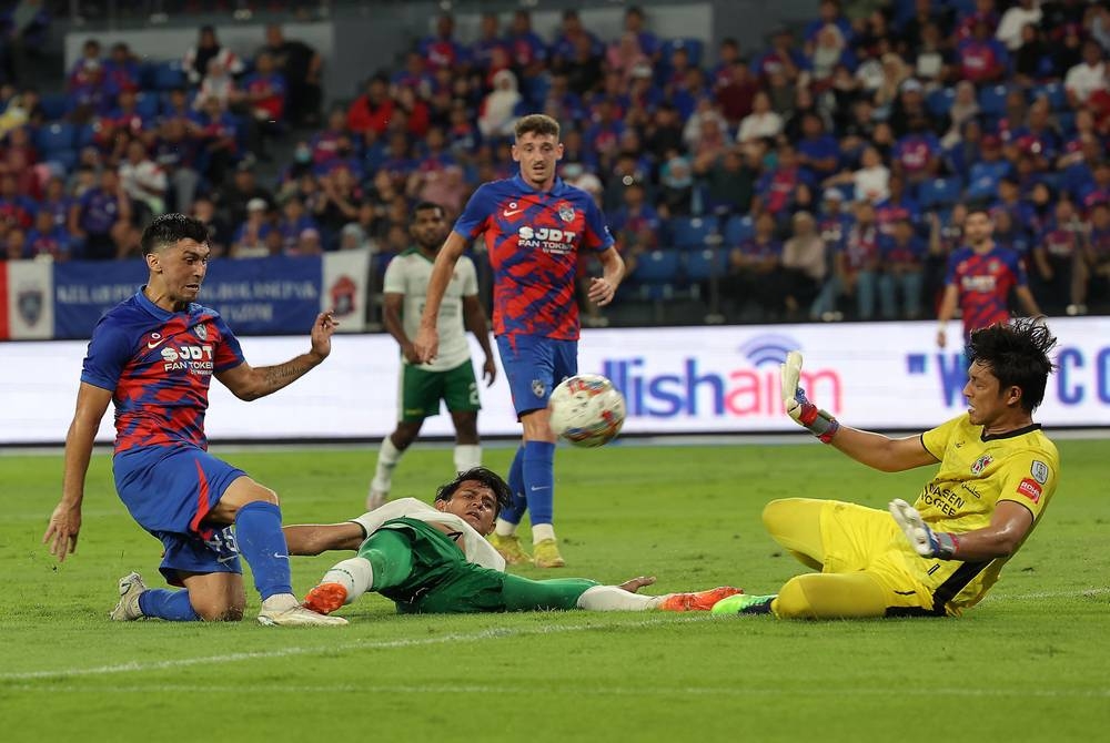 JDT thrash Red Warriors 6-0 - Sinar Daily