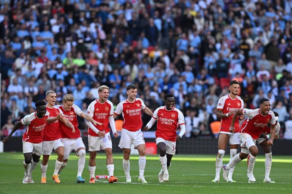 Arsenal beat Man City on penalties to win Community Shield - Sinar Daily