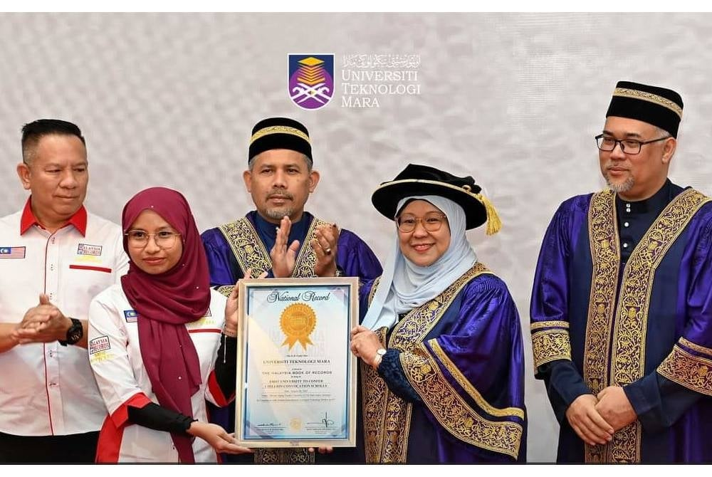 UiTM awards millionth scroll, enters Malaysia Book of Records - Sinar Daily