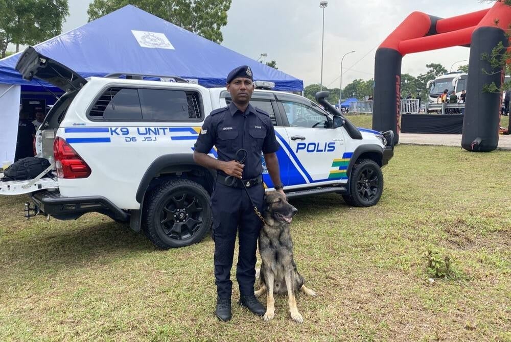 PDRM's K9 Unit takes center stage at the 2023 Selangor Merdeka Ride and ...