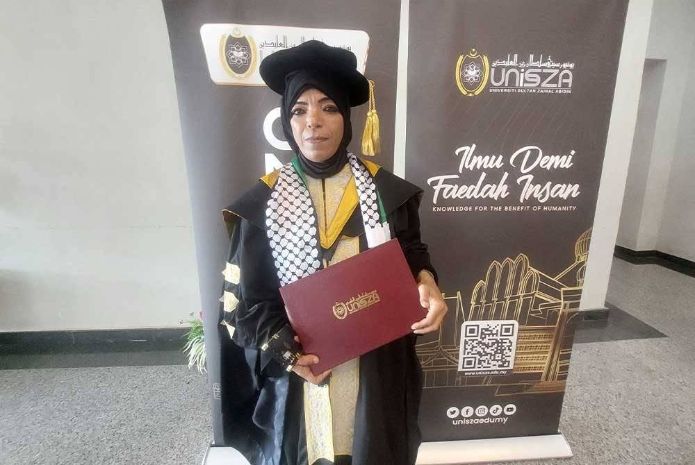 Gaza turmoil shadows Palestinian student's PhD joy at Unisza - Sinar Daily