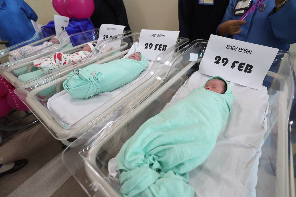 Leap year blessings, parents welcome special births on Feb 29 - Sinar Daily