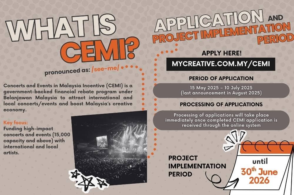 Cemi turns up the volume: Big concerts could be Malaysia’s new tourism ...