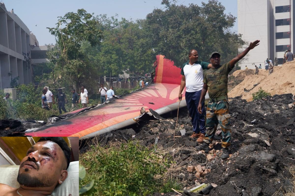 Sole survivor of Air India crash identified as Viswashkumar Ramesh ...