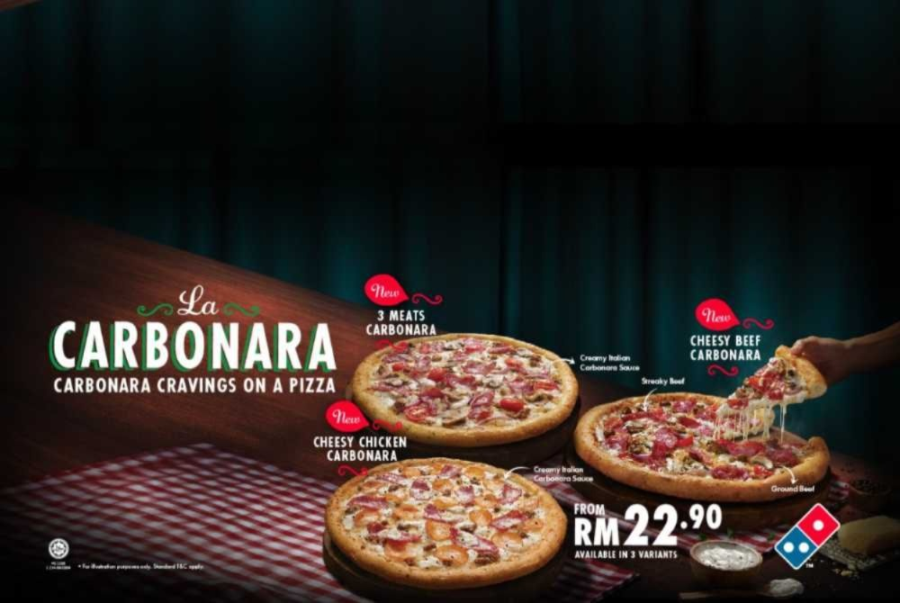 Domino’s brings creamy carbonara flavours to pizza with new La ...