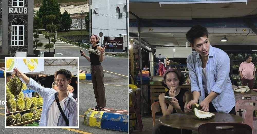Sweetnya! Sean Lee rai birthday isteri makan durian & jalan-jalan di ...