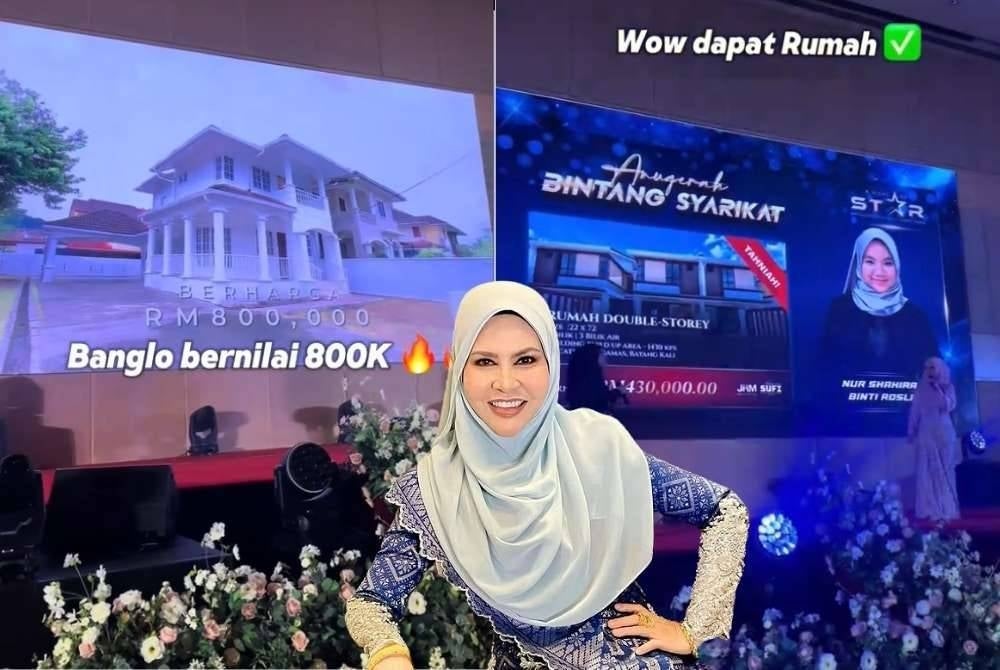 Majikan contoh! Bonda Rozita hargai staf cemerlang, hadiahkan rumah ...