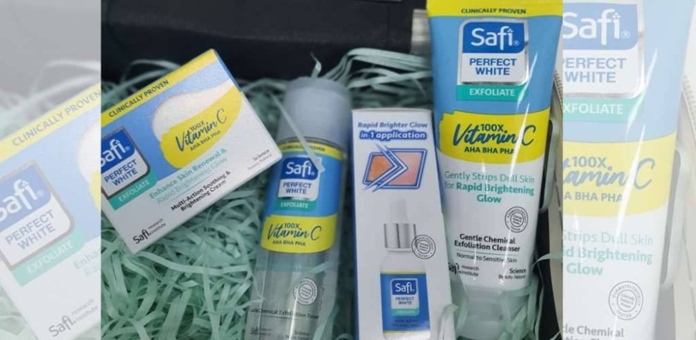Rangkaian Safi Perfect White Exfoliate tawar penjagaan wajah kulit yang ...