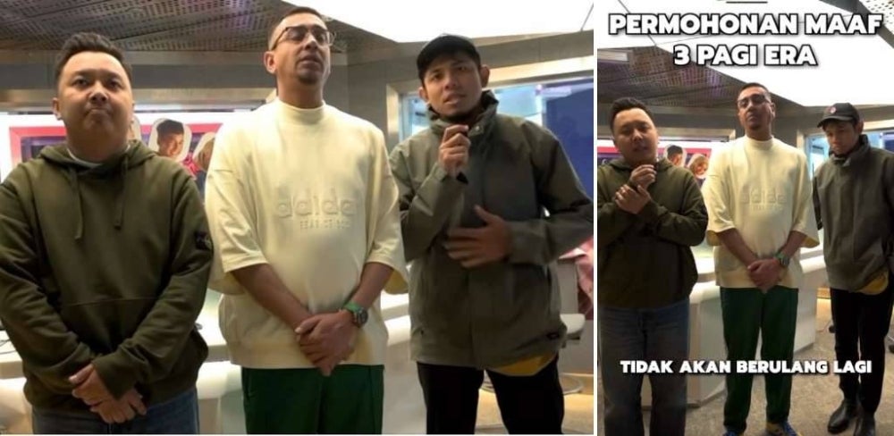Nabil, Azad dan Radin mohon maaf isu video kontroversi - SinarPlus