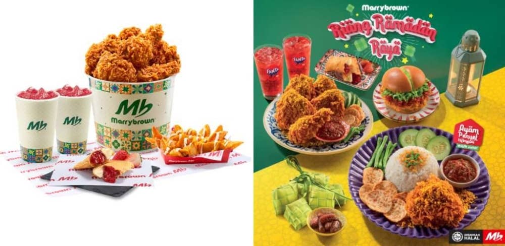 Rasai kelazatan hidangan Ramadan Marrybrown, dari nasi ayam penyet ...