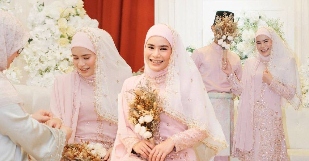 Tun Laila selamat bertunang, selendang keringkam raih perhatian ...