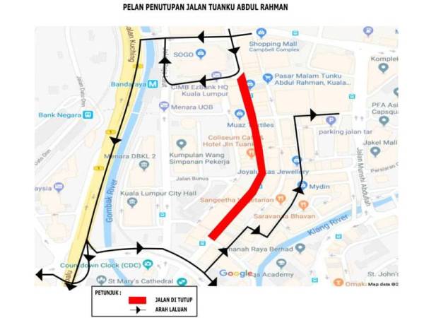 Jalan TAR jadi ‘pedestrian walkway’ - Sinar Harian