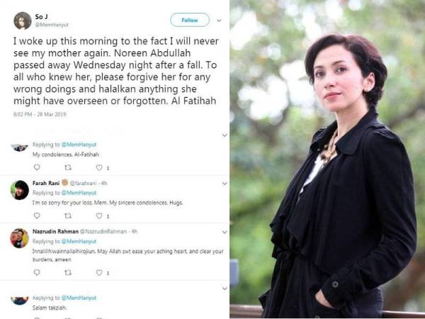 Ibu Sofea Jane meninggal dunia - Sinar Harian