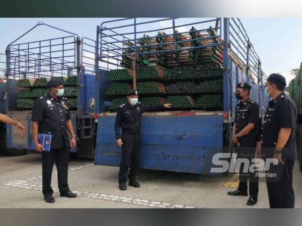 18 pekerja ditahan larikan perancah besi bernilai RM1.4 juta - Sinar Harian