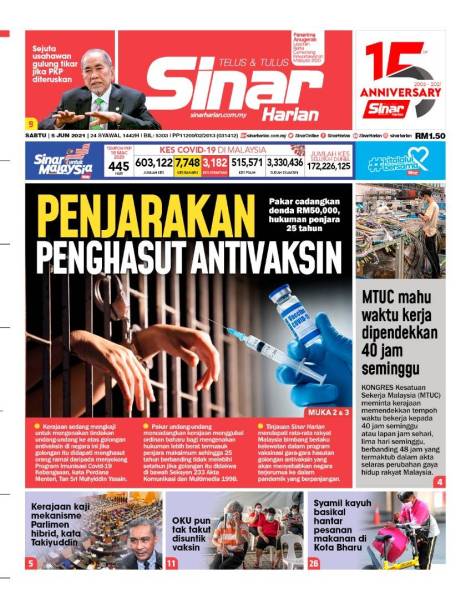 SINAR HARIAN 5 JUN 2021 - Sinar Harian