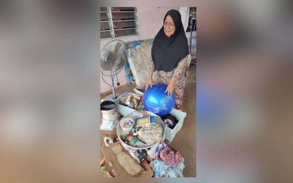 Warga emas buta hanya mampu berdoa supaya diselamatkan - Sinar Harian