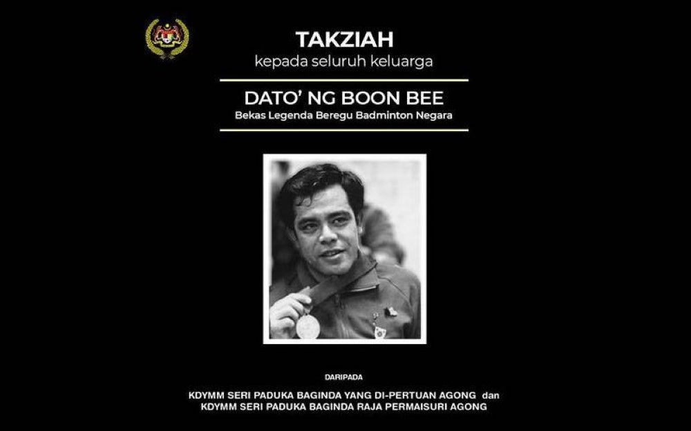 Agong, Permaisuri zahir takziah kepada keluarga Ng Boon Bee - Sinar Harian