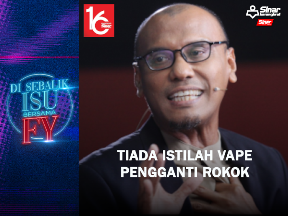 Tiada istilah vape pengganti rokok - Sinar Harian
