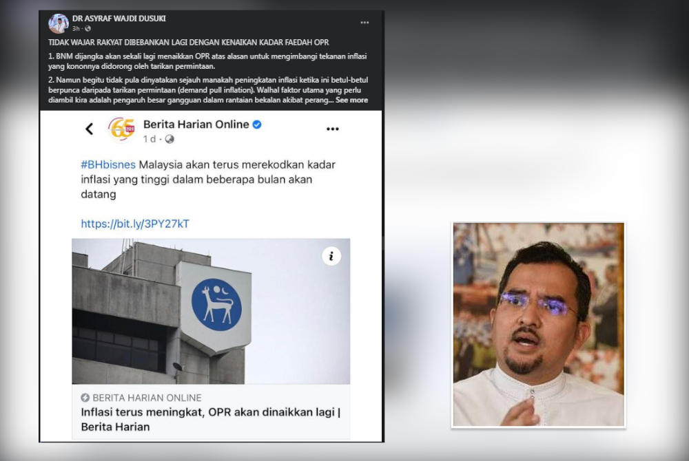 'Kenal pasti punca inflasi, bukan naikkan OPR' - Sinar Harian