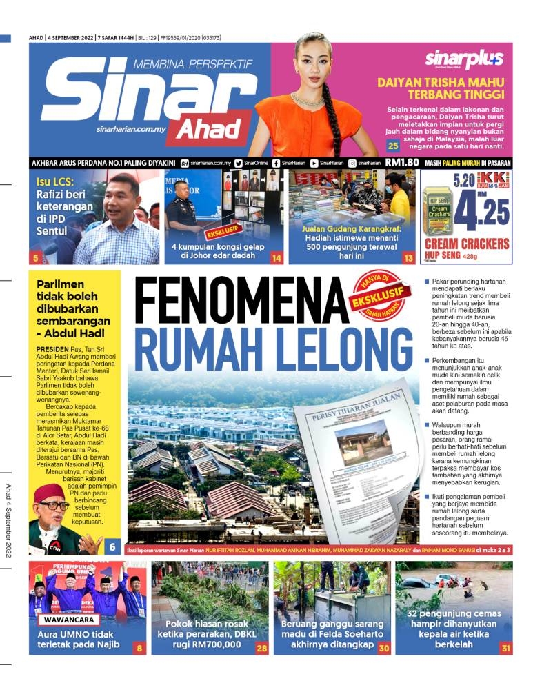 SINAR HARIAN 4 SEPTEMBER 2022 - Sinar Harian