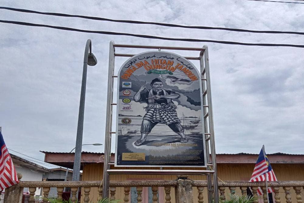 Mural Panglima Hitam Tambun angkat sejarah tokoh legenda - Sinar Harian