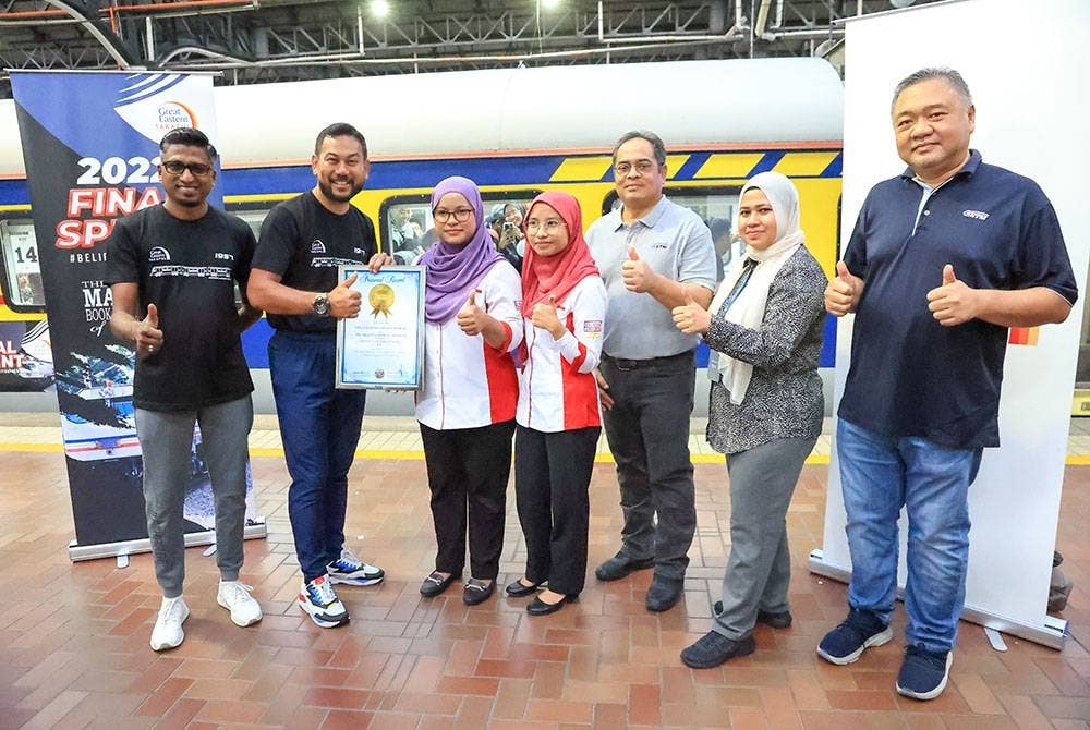 KTMB cipta rekod MBOR, lancar tren sewa khas terpanjang - Sinar Harian