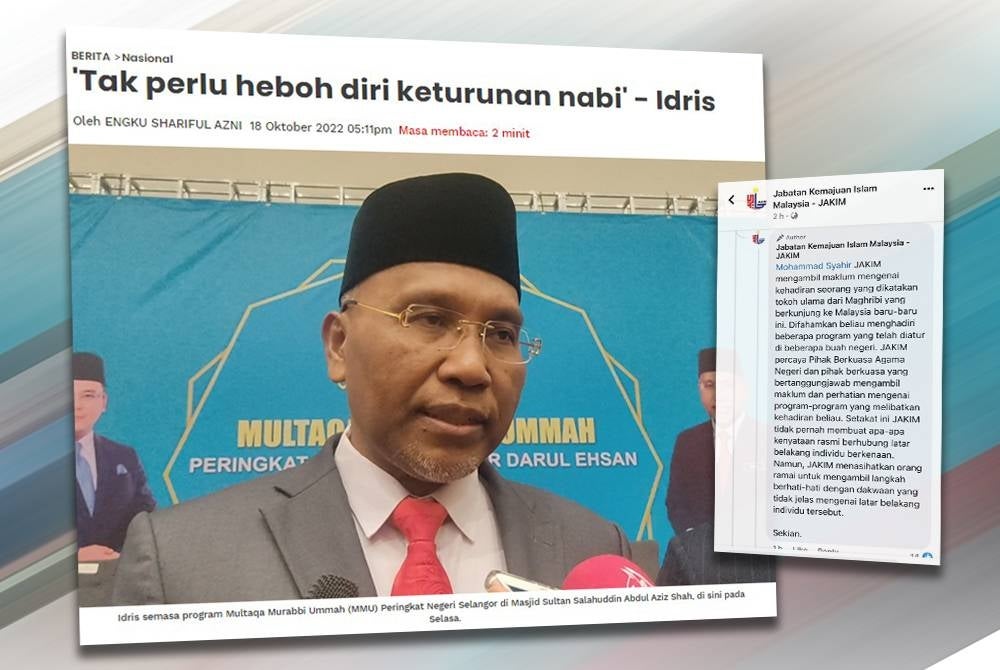 Mengaku cicit nabi: Orang ramai dinasihat berhati-hati - Sinar Harian
