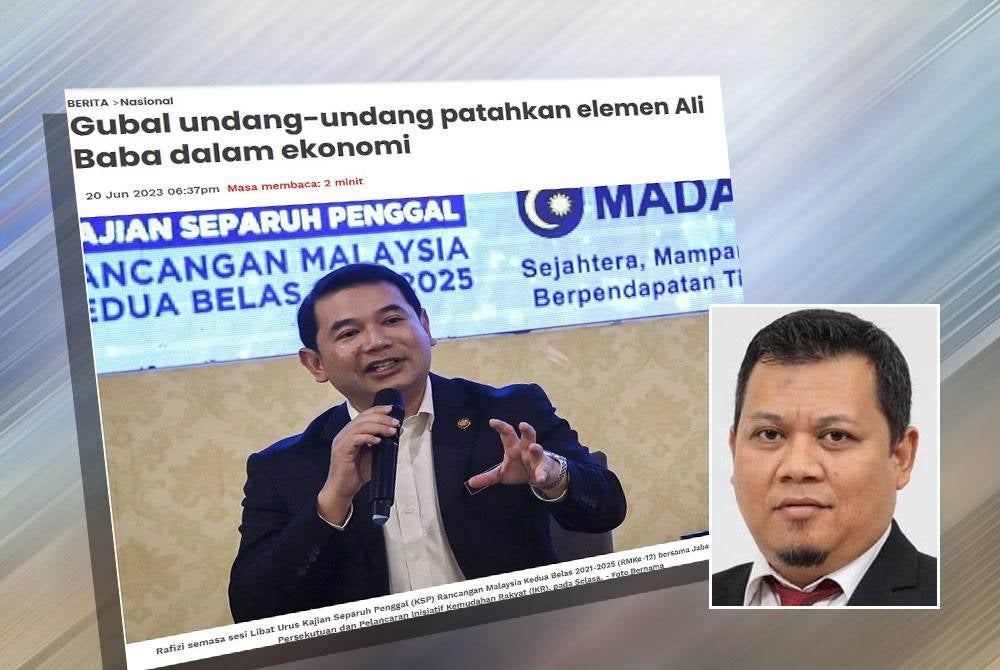 Ekonomi positif jika gubal undang-undang berkaitan elemen Ali Baba - Sinar Harian