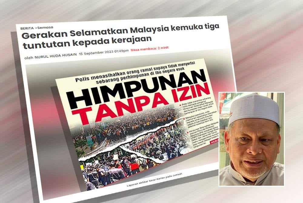 Himpunan Selamatkan Malaysia: Cara rakyat luah tidak puas hati - Sinar ...