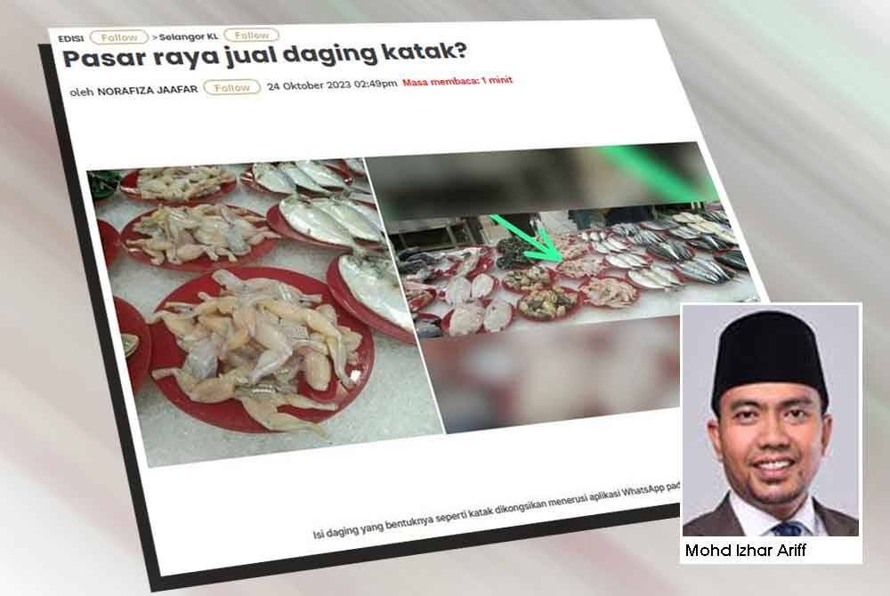 Daging katak perlu diasing daripada makanan halal - Mohd Izhar - Sinar ...