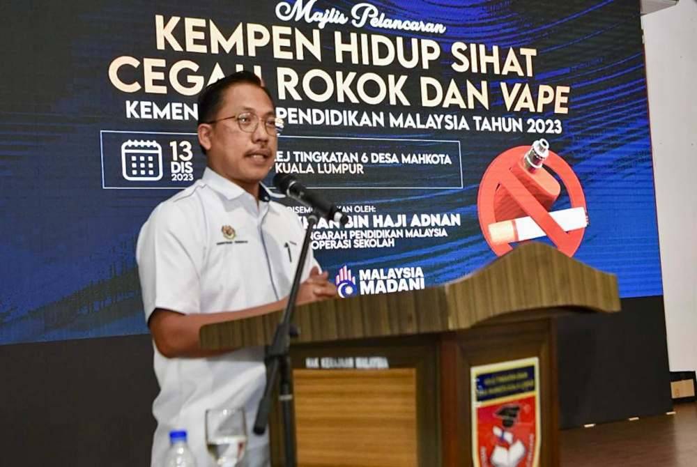 KPM lancar Kempen Hidup Sihat Cegah Rokok dan Vape - Sinar Harian