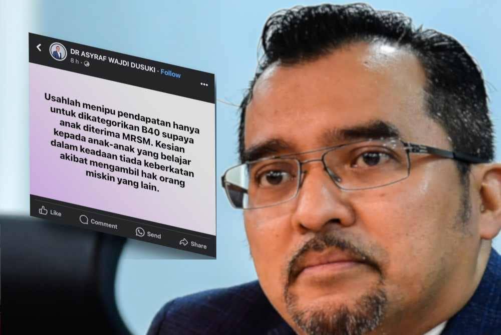 Tergamak tipu gaji B40 untuk anak masuk MRSM - Sinar Harian