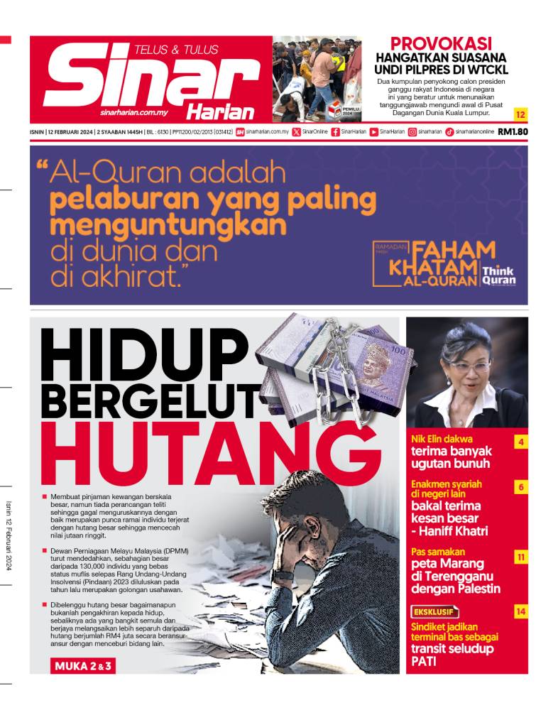 SINAR HARIAN 12 FEBRUARI 2024 - Sinar Harian