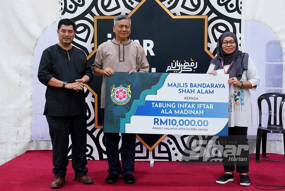MBSA sumbang RM10,000 kepada Tabung Infak Iftar Ala Madinah - Sinar Harian