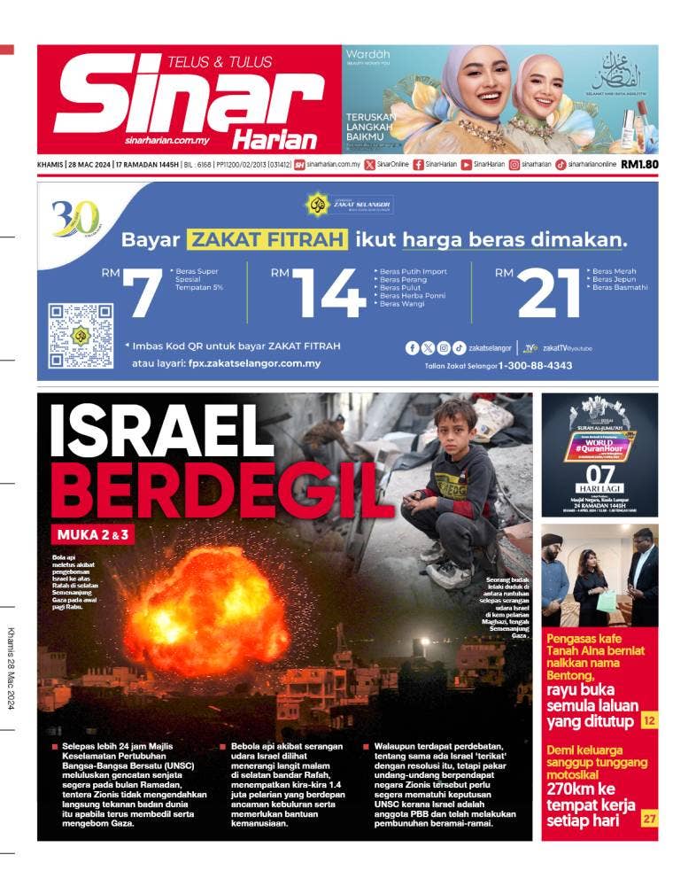 SINAR HARIAN 28 MAC 2024 - Sinar Harian