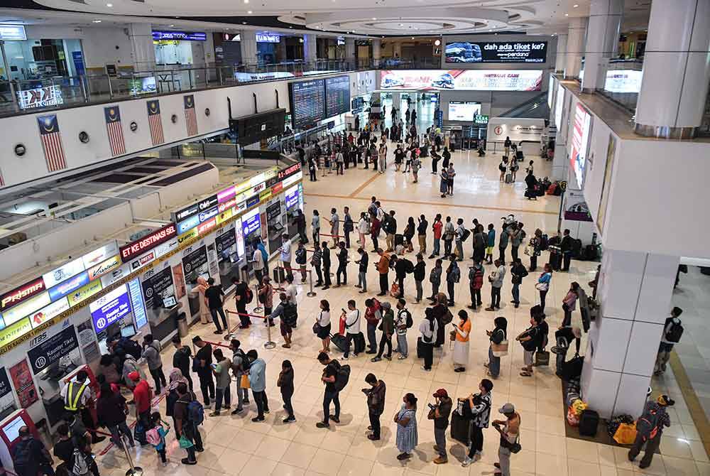 Tiket bas balik raya - Sinar Harian