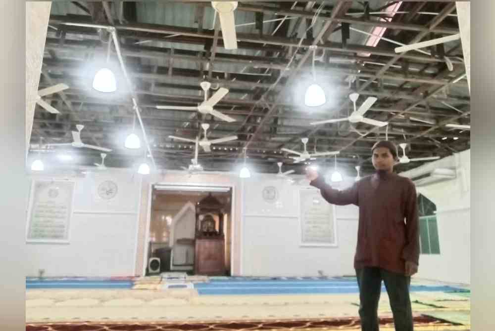 Masjid Nurul Huda perlu dana ganti siling rosak - Sinar Harian