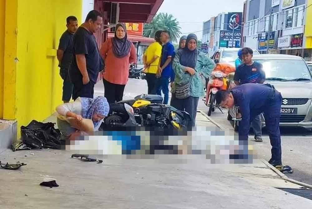 Pelajar perempuan maut, rakan parah motosikal rempuh tembok pasar raya - Sinar Harian