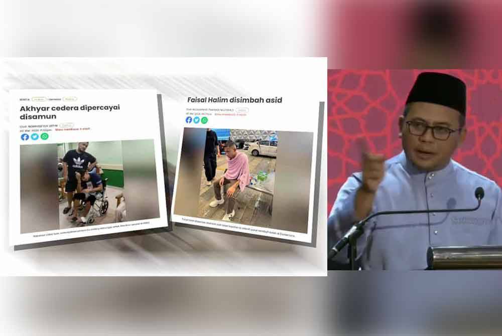 MB Selangor gesa siasatan menyeluruh insiden babit Faisal Halim, Akhyar ...