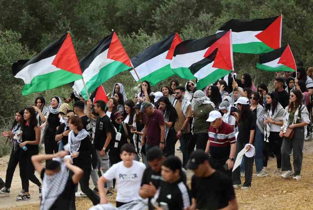 Protes pro-Palestin di Israel sempena 76 tahun Nakba - Sinar Harian