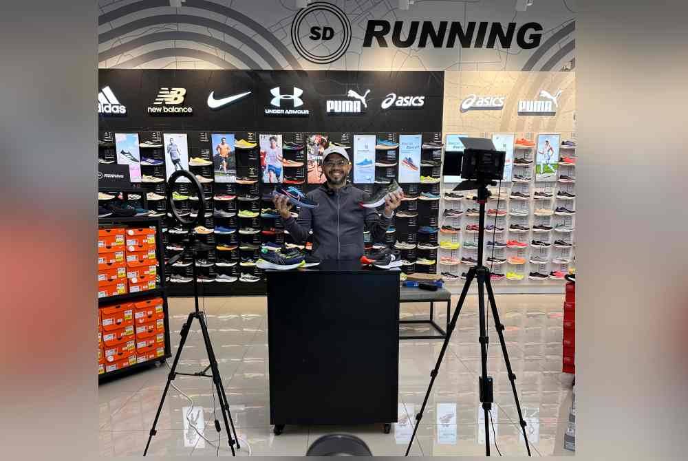 Aktif berlari, Al Rumie kini miliki lebih 300 kasut larian - Sinar Harian