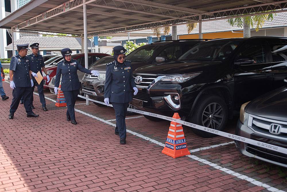 Kastam Labuan sita kenderaan tidak lunas duti lebih RM3.08 juta