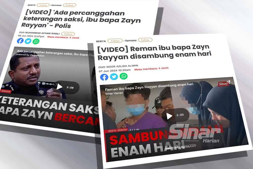 Perjalanan kes Zayn Rayyan masih jauh lagi - Sinar Harian
