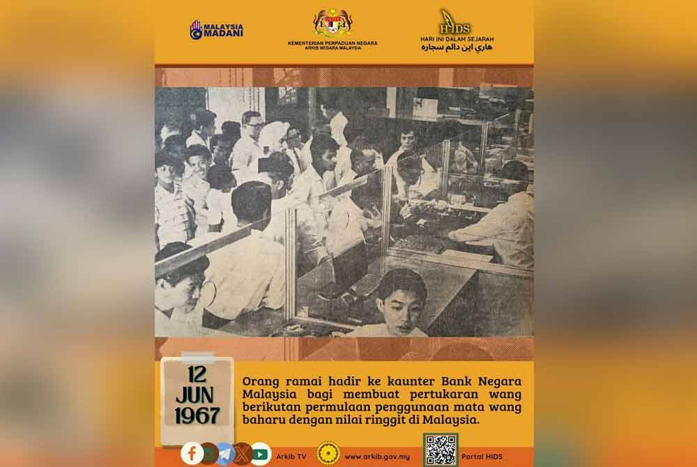 Genap 57 tahun Malaysia guna mata wang ringgit - Sinar Harian