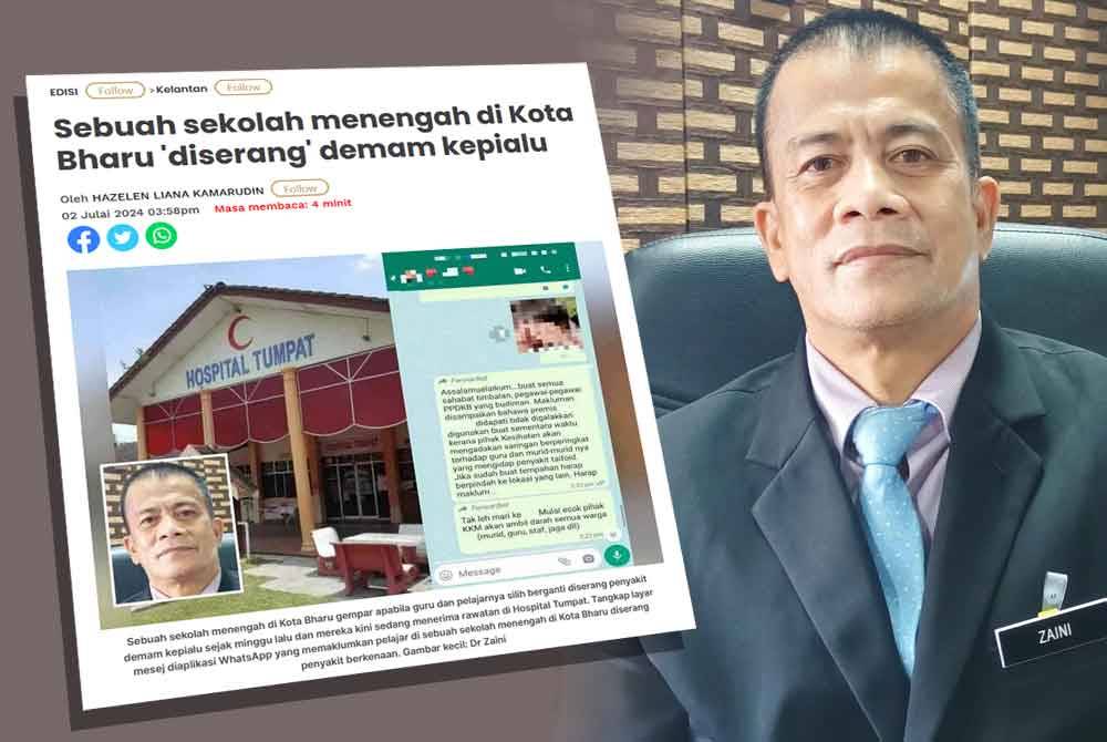 Demam kepialu: Sebuah sekolah di Kelantan diarah jalani saringan ...